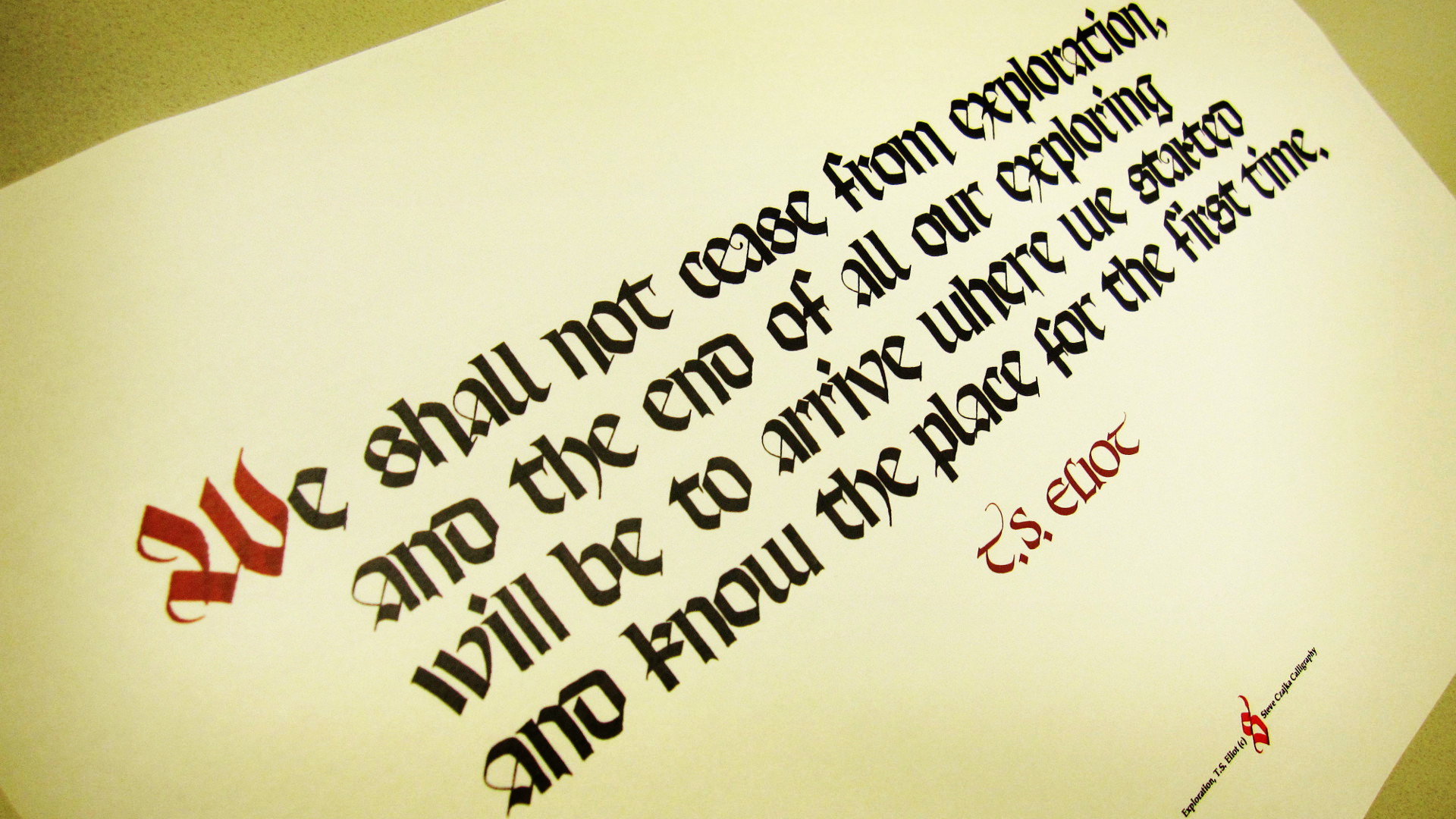 Gallery | Toronto Calligraphy